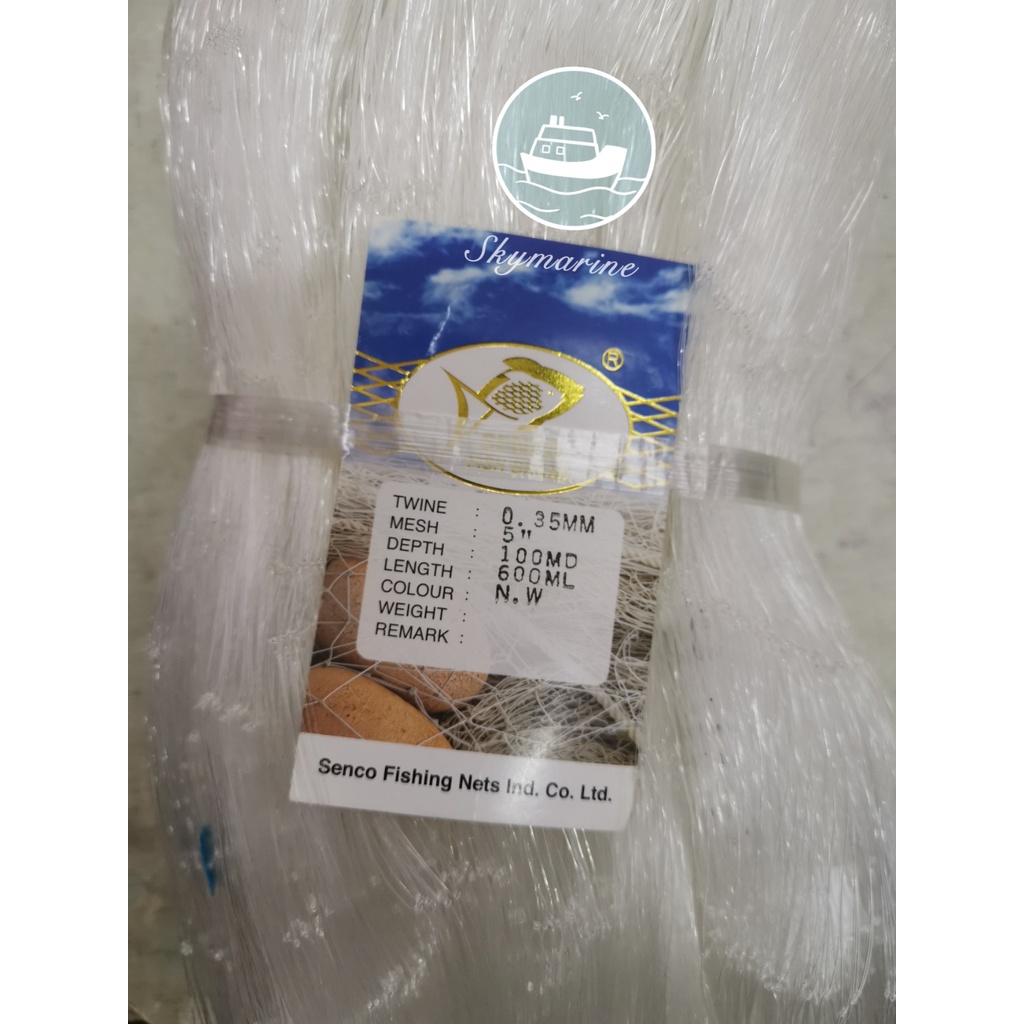 0.35mm X 5 inch X 100md X 600ml Mata Melintang (ISI KOSONG) Jaring ...