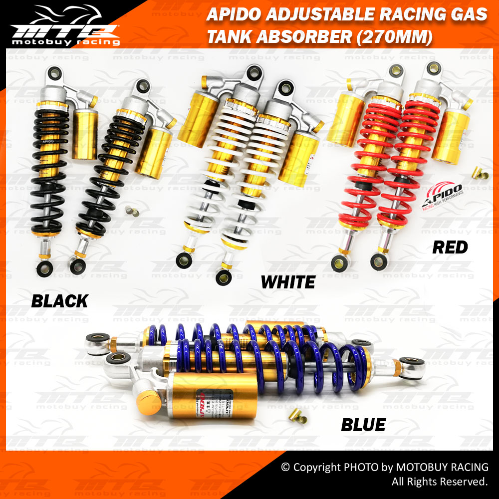 APIDO ADJUSTABLE RACING GAS TANK ABSORBER (270MM) | Shopee Malaysia