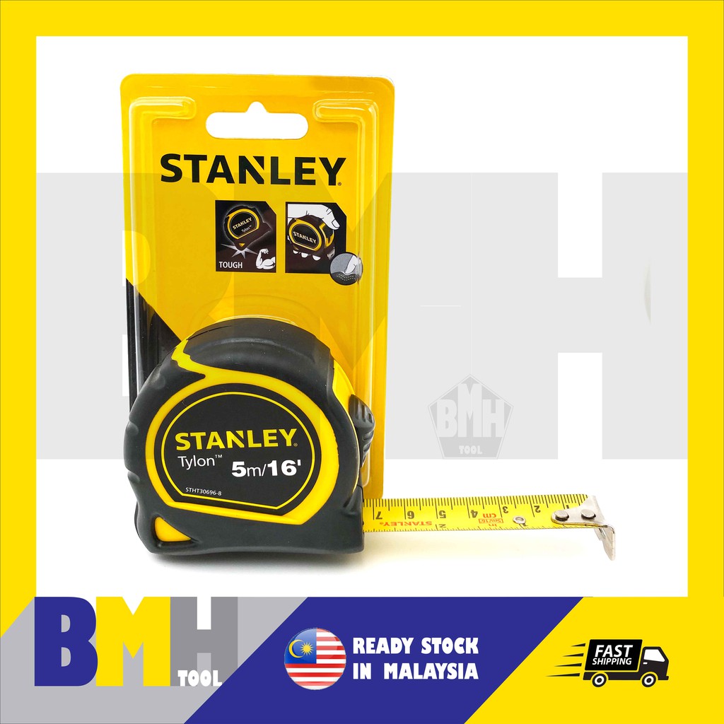 STANLEY STHT30696-8 5m / 16' ( 30696 )TYLON MEASURING TAPE / MEASURING ...