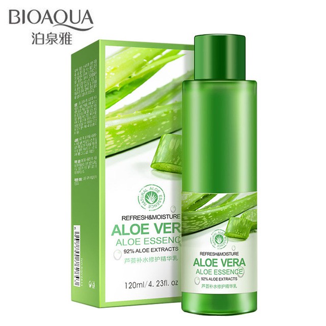 BIOAQUA Natural Aloe Vera Gel Toner Plants Essence Moist Cream Face Care | Shopee Malaysia