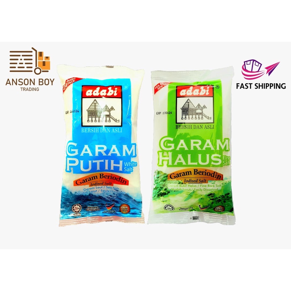 [READY STOCK] ADABI GARAM PUTIH/GARAM HALUS 400gram | Shopee Malaysia