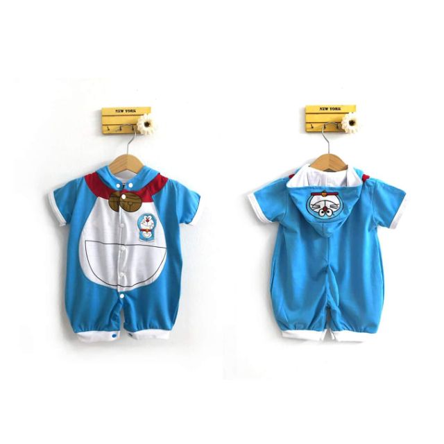 Doraemon Baby Costume Romper Cosplay 蓝色叮当 多啦A梦 | Shopee Malaysia
