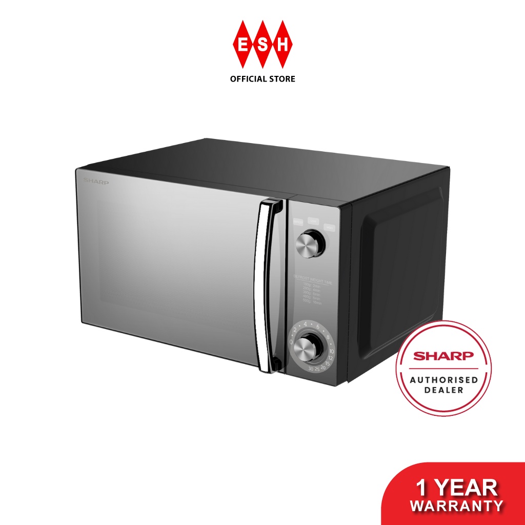 Sharp R2121FGK 20L Mechanical Dial Flatbed Microwave Oven | Shopee Malaysia