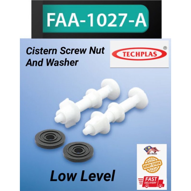 **Ready Stock** Techplas Low Level Toilet Cistern Tank Plastic Screw ...