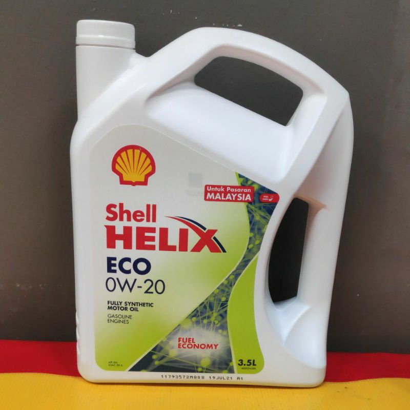 Shell Lubricant Oil (BUY 3 FREE 1) Helix ECO 0W-20 (3.5L) - Minyak ...