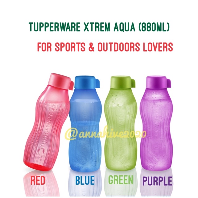 Tupperware XtremAqua Eco Bottle/ Sports & Outdoor Bottle (1) 880ml ...