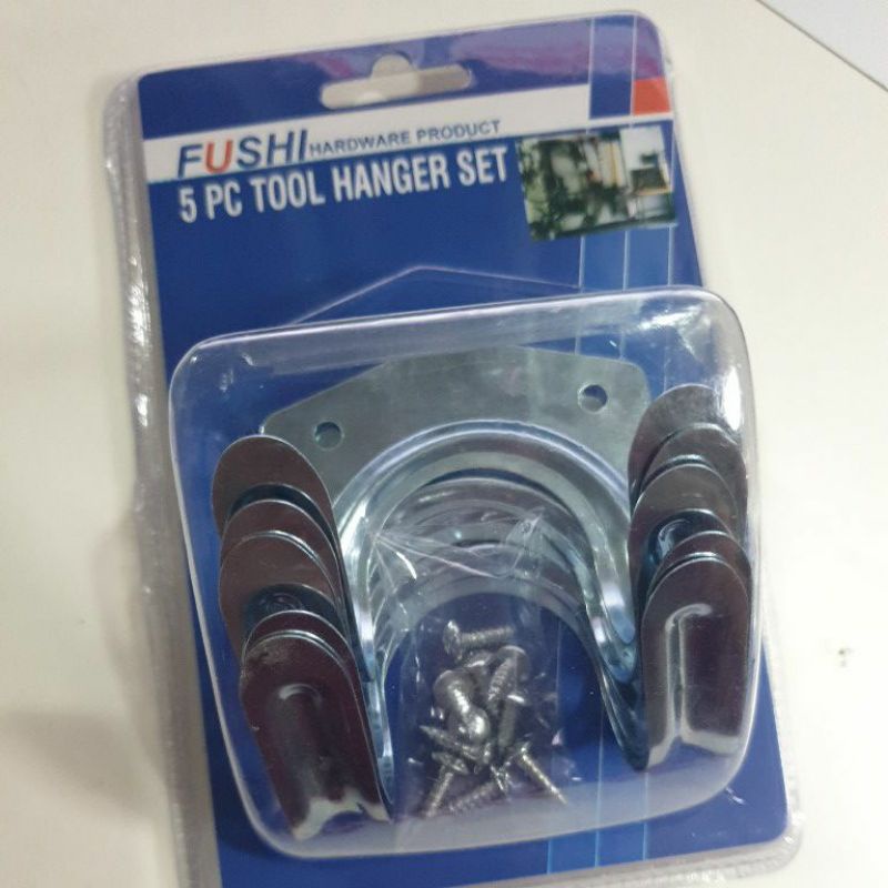 5 pc Tool Hanger Set / Hanger boleh buat gantung basikal di dinding ...