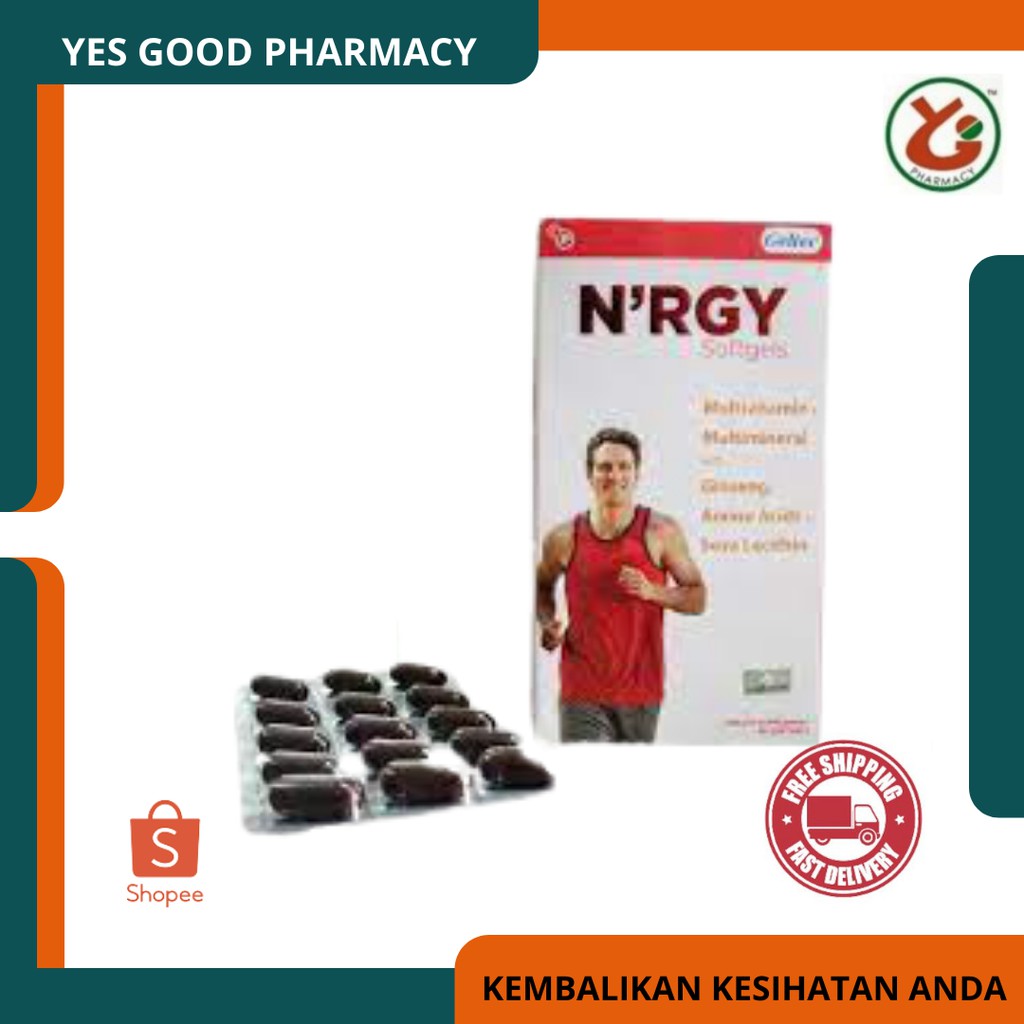 N'RGY Multivitamin & Multimineral with Ginseng, Amino acids & soya ...