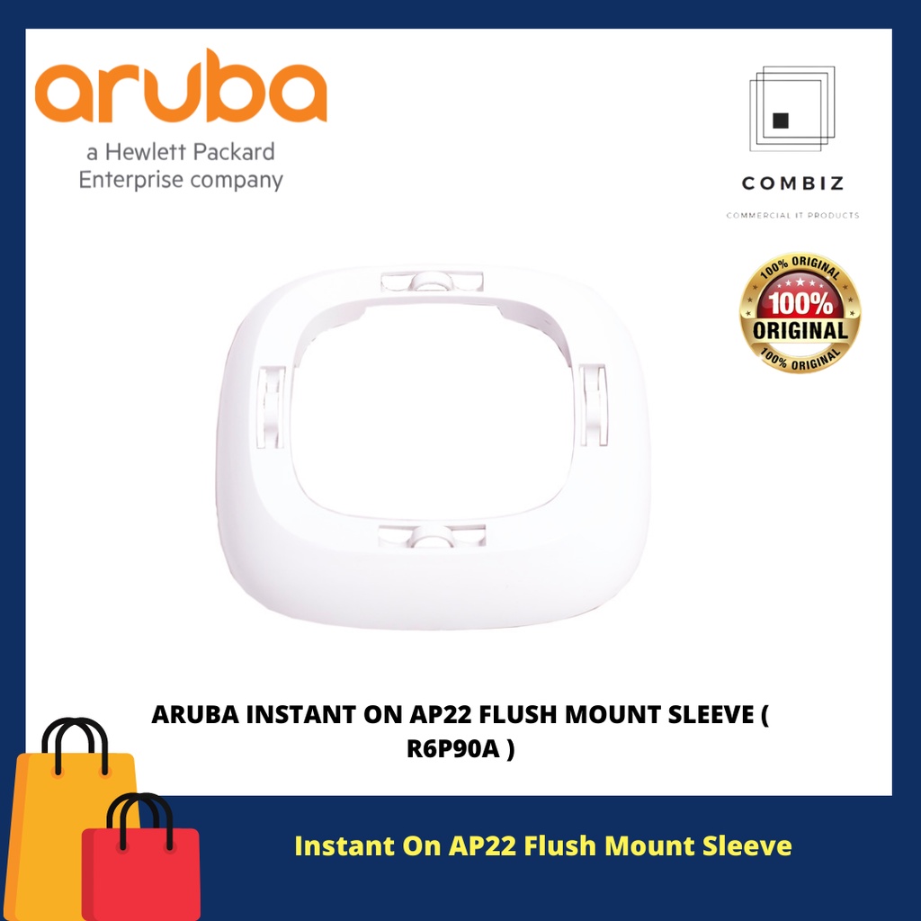 ARUBA INSTANT ON AP22 FLUSH MOUNT SLEEVE ( R6P90A ) | Shopee Malaysia