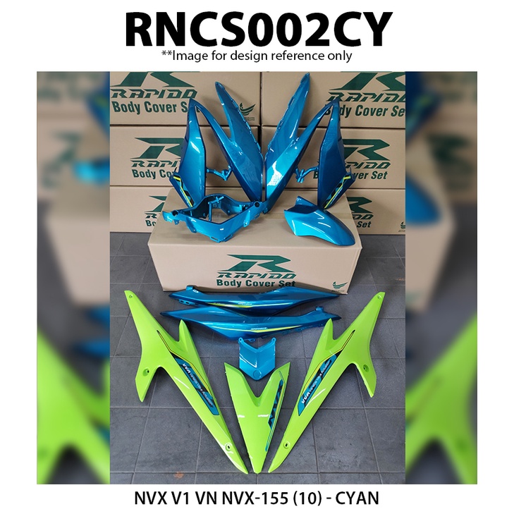 Coverset NVX V1 VN NVX-155 (10) Bodyset (Sticker Tanam) | Shopee Malaysia
