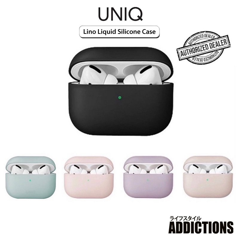Addictions Uniq Lino Liquid Silicone Case For Air-Pods Pro Case Genuine ...