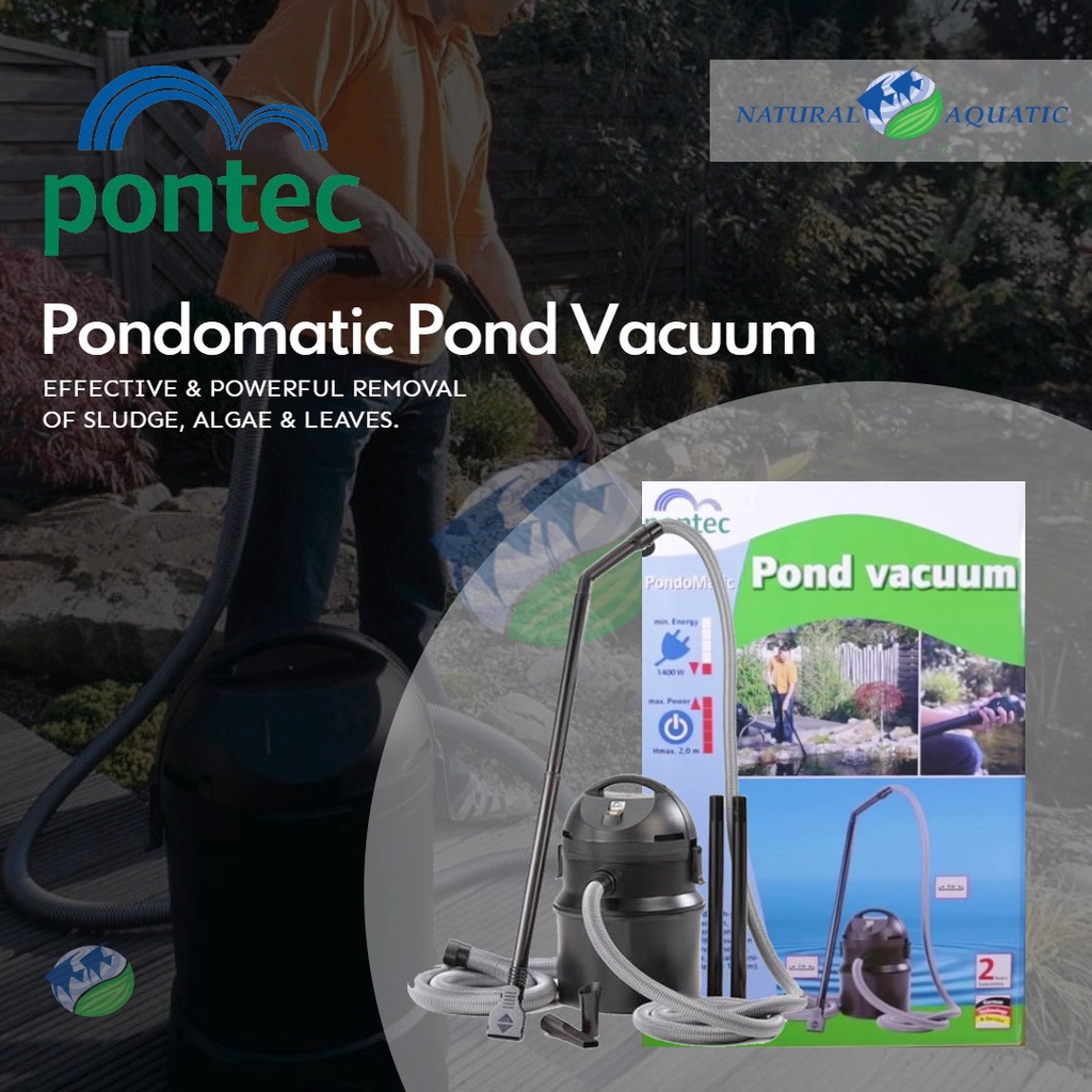 Pontec PondoMatic Pond Vacuum 1400 watt (Sludge Vacuum PondoMatic ...