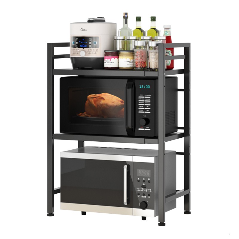 ☄ Rak Microwave Dapur, Meja Papan, Oven, Rice Cooker, Rumah Tangga 3 ...