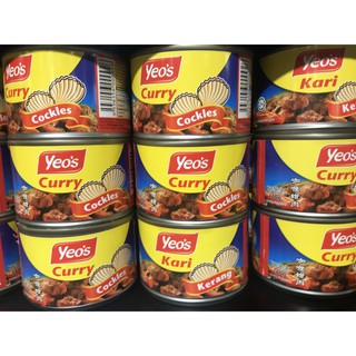 Yeo's Curry Cockles/Kari Kerang 160g | Shopee Malaysia