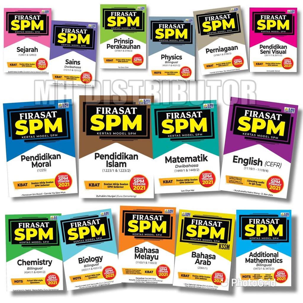 Buku rujukan [MHD] FIRASAT SPM Kertas Model -FORMAT SPM TERKINI 2021 ...