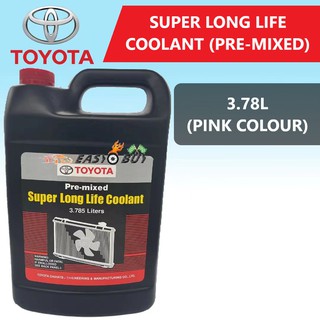 ( 100% ORIGINAL ) TOYOTA COOLANT SUPER LONG LIFE COOLANT PRE MIXED 3.78 ...