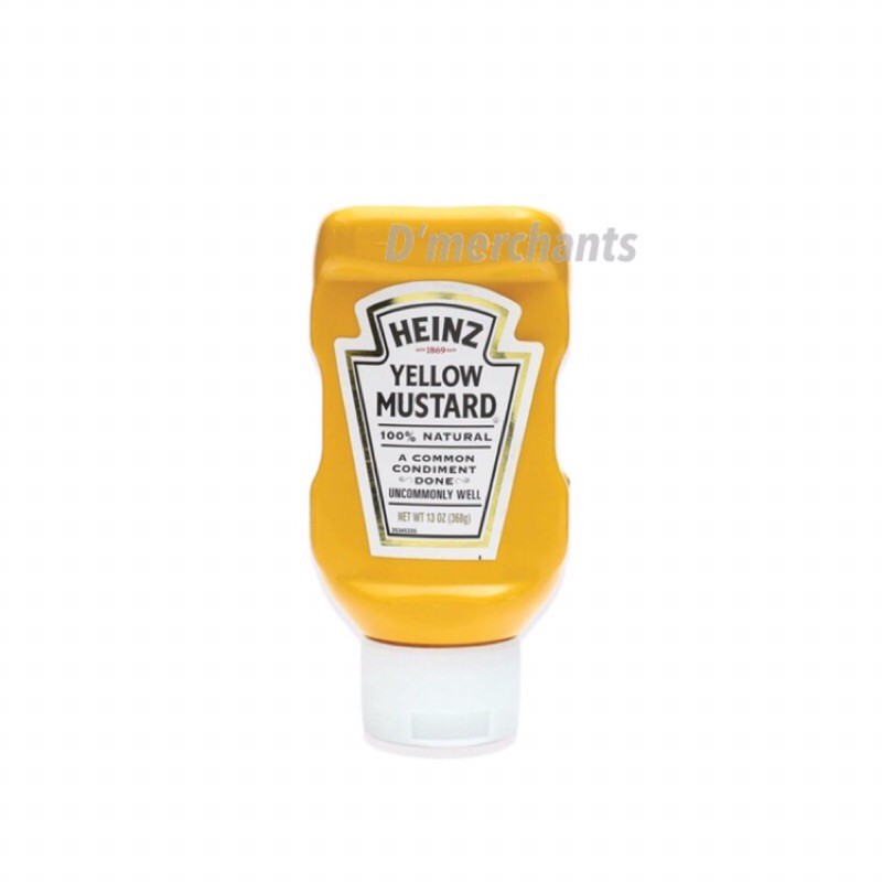HEINZ YELLOW SQUEEZABLE MUSTARD | 368G | Shopee Malaysia