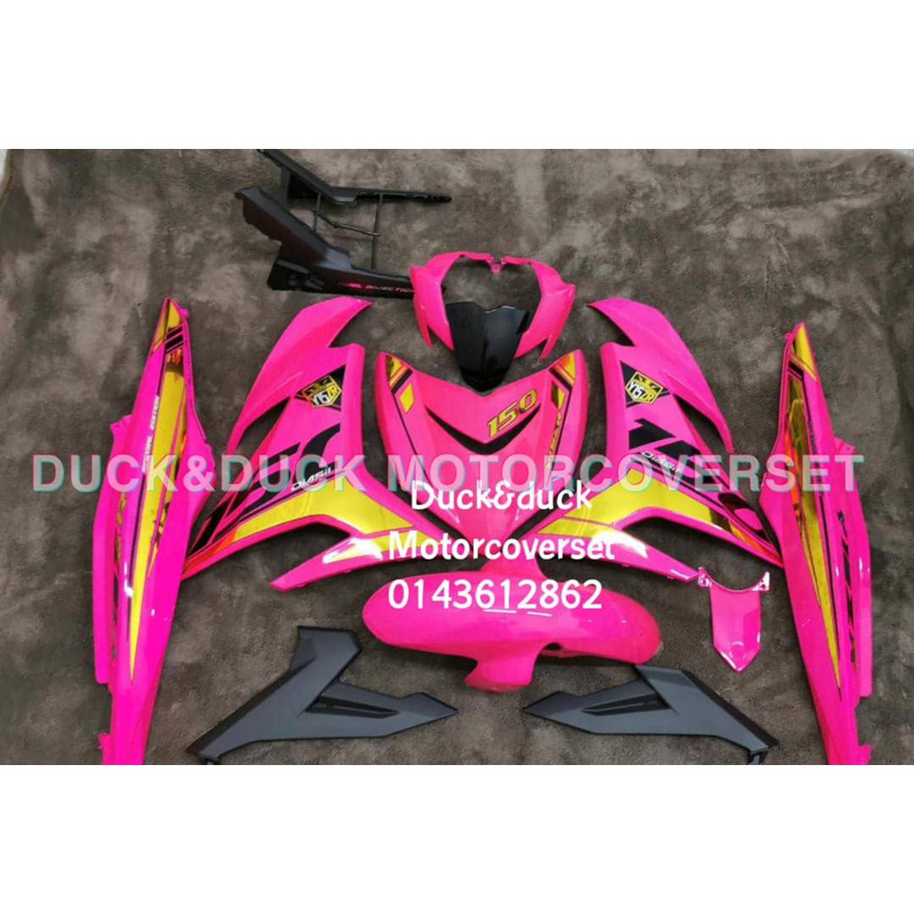 Y15ZR CHROME PINK MOTOR COVER SET (MERDEKA PROMOTION) | Shopee Malaysia