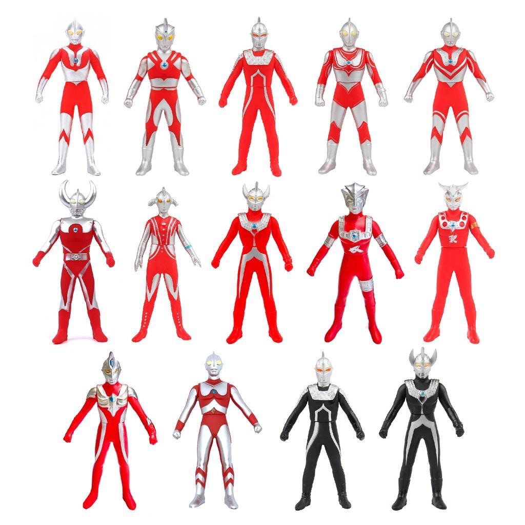 OEM BOOTLEG 13cm Ultraman Showa Era Ace Dark Ultraseven Taro Zoffy Leo ...