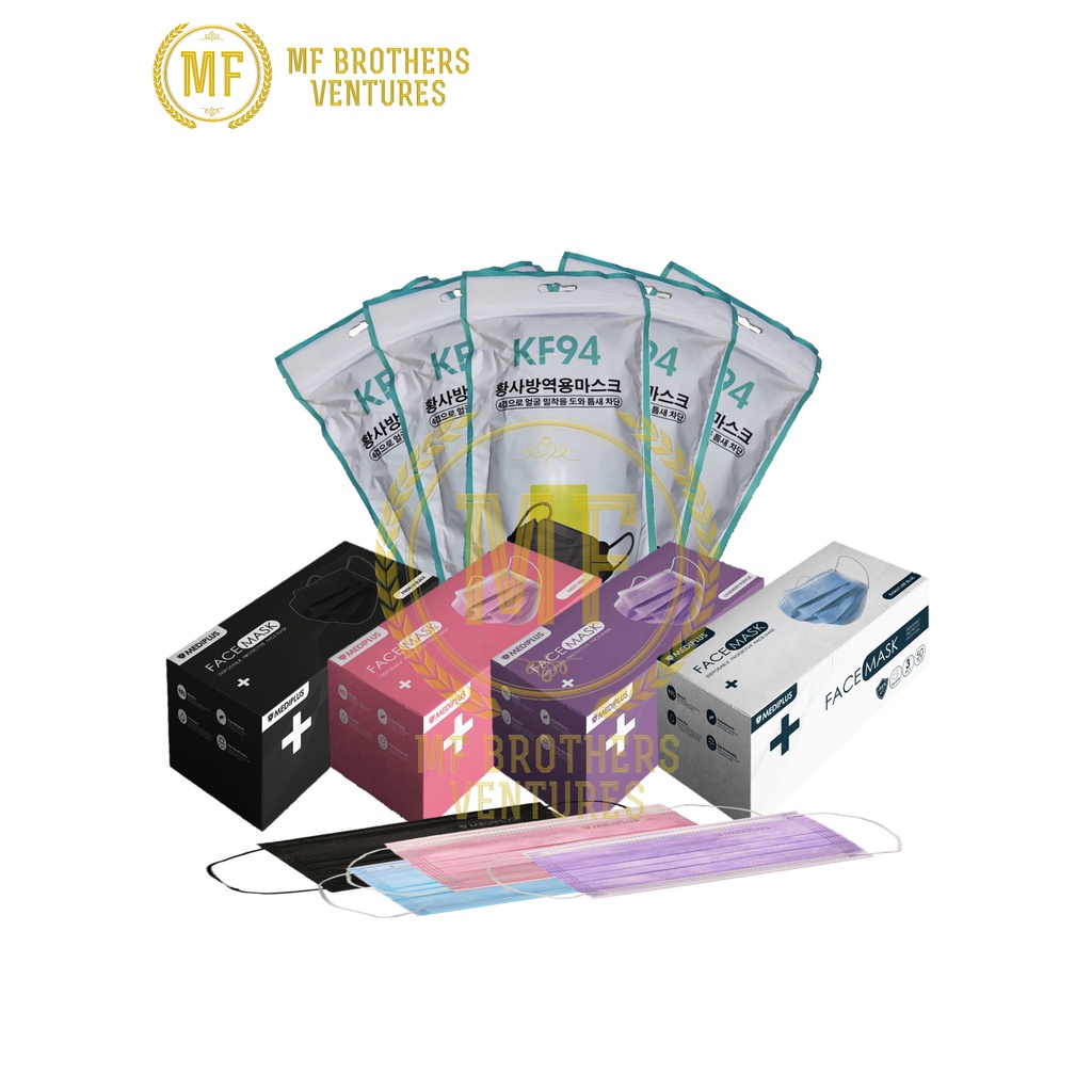 Disposable Face Mask - MediPlus (3 ply) & KF94 (4 ply) | Shopee Malaysia