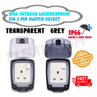 Legrand 684622 Waterproof/Weatherproof Switch Socket Switched 13A 250V ...