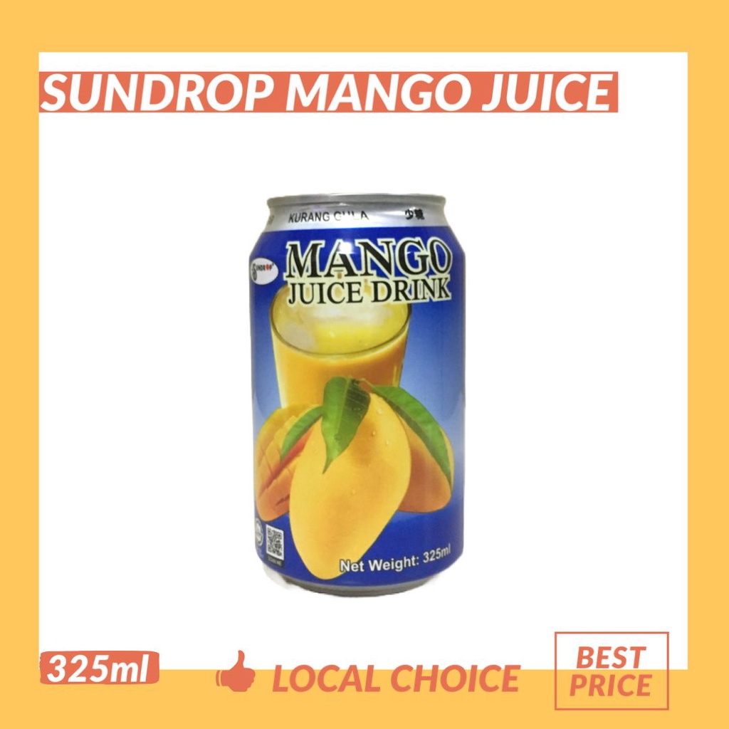 Sundrop Can Drink Mango Juice 325ml | Shopee Malaysia