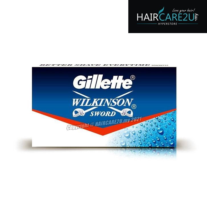 Gillette Wilkinson Sword Stainless Steel Double Edge Razor Blades ...