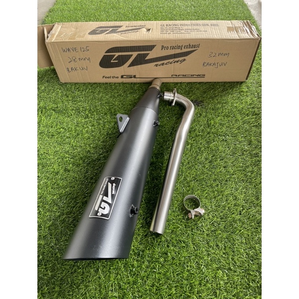 Wave125 Racing Exhaust Std GL Racing 28MM 32MM | Shopee Malaysia