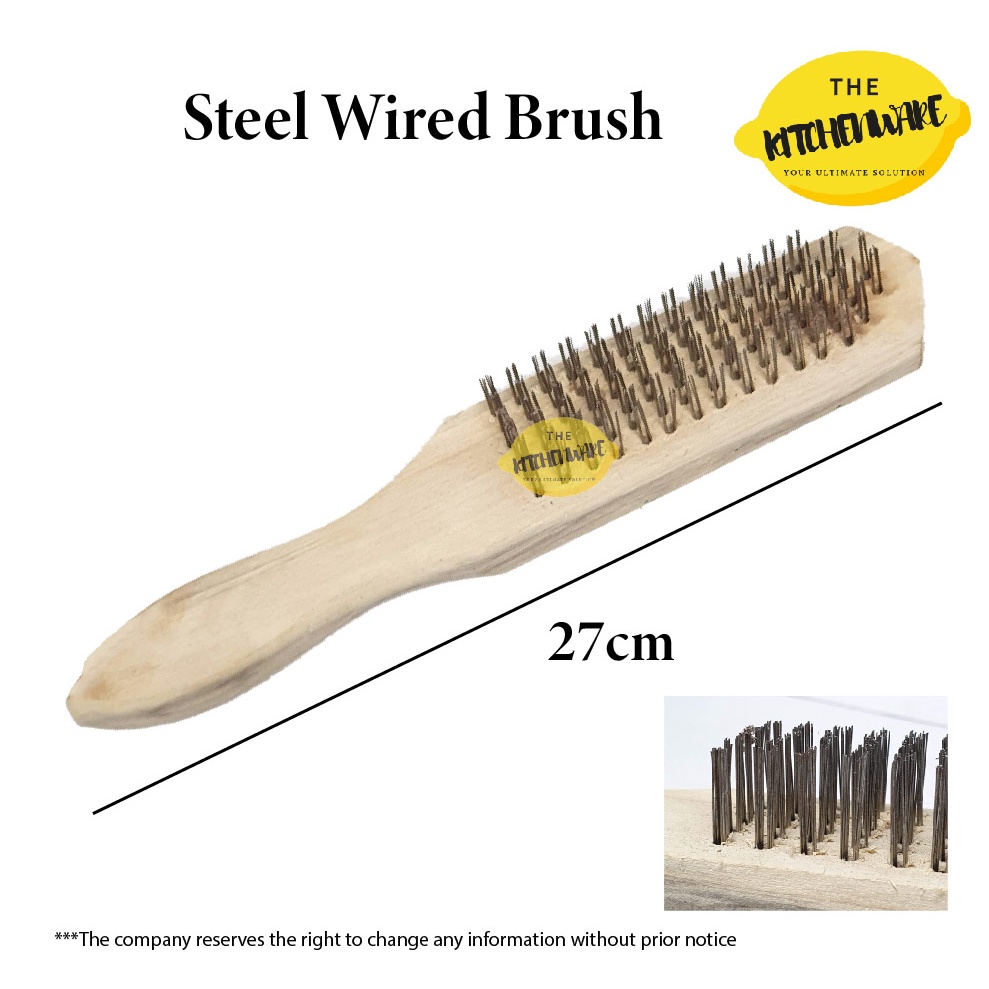Steel Wired Brush/ Steel Wire Brush/ Berus Dawai Keluli | Shopee Malaysia