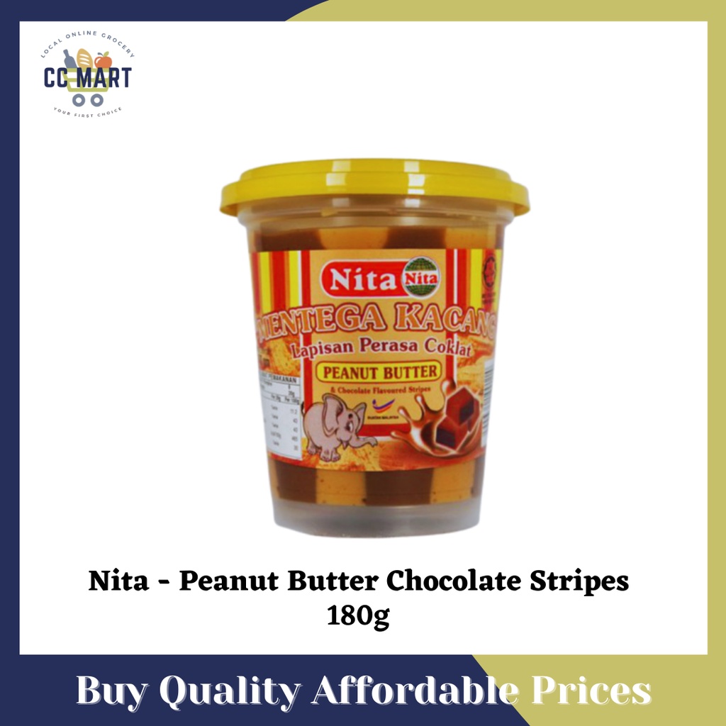 Nita - Peanut Butter Chocolate Flavoured Stripes / 180g | Shopee Malaysia