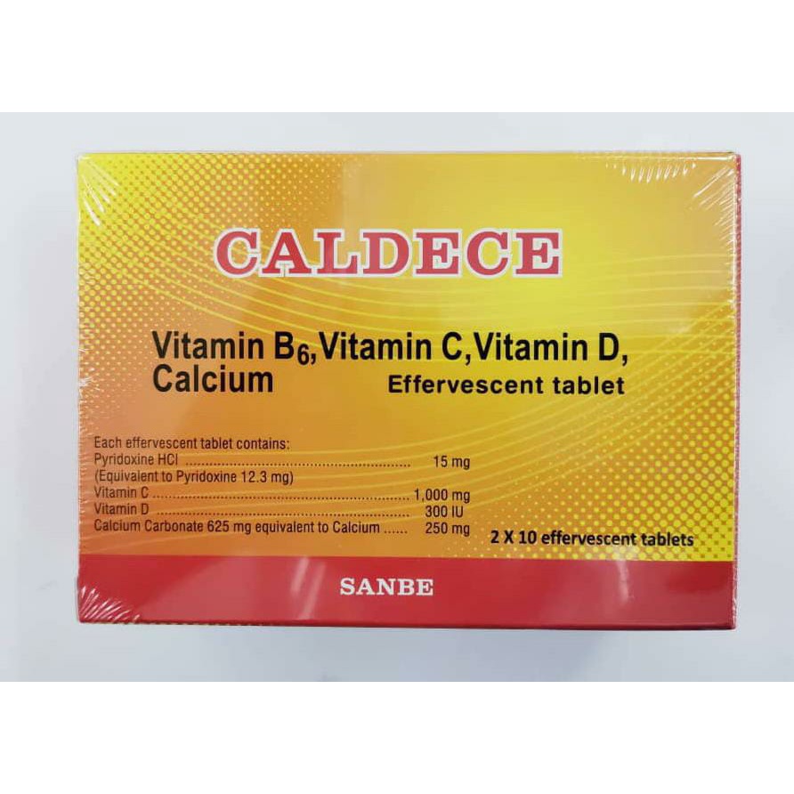 (ON SALE NOW) CALDECE effervescent Vitamin C 1000mg, Vitamin B6 ...