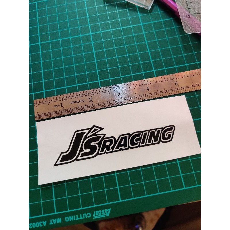 JS RACING HONDA RIDE STICKER | Shopee Malaysia