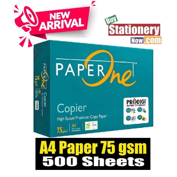 [New !!!] 75gsm PaperOne Premium Copier Paper - A4 size - 1 ream - 500 sheets | Shopee Malaysia