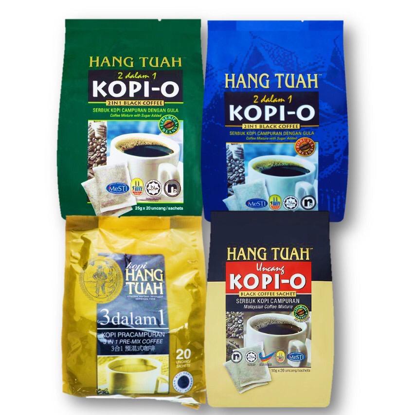 KOPI HANG TUAH PELBAGAI JENIS/Hang Tuah Kopi-O 2 in 1 Black Coffee | Shopee Malaysia