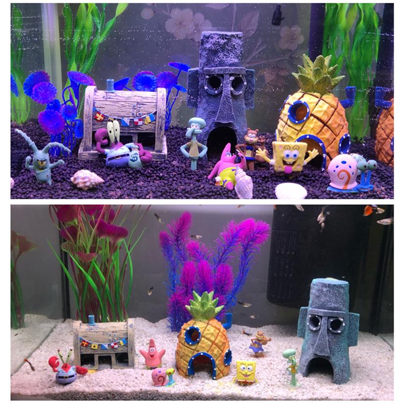 Spongebob Aquarium Deko
