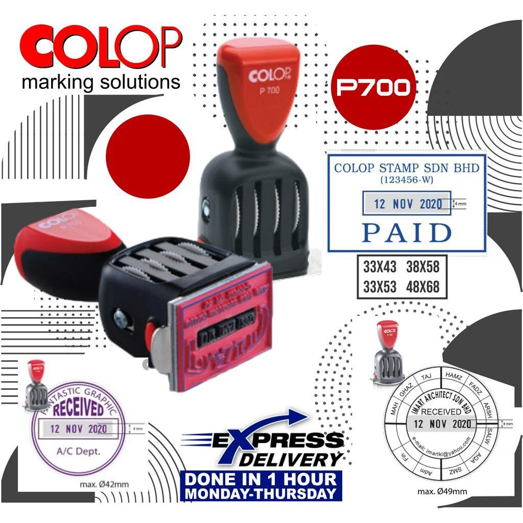 COLOP Stamp Dater P700 Done in 3 Working day | Shopee Malaysia
