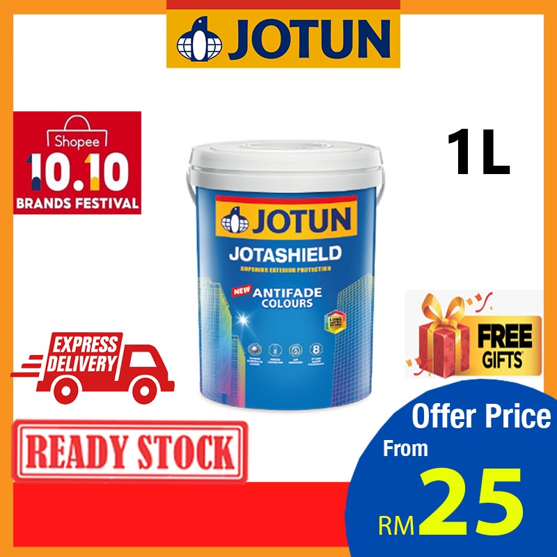 JOTUN 7543~10406 JotaShield Antifade / Tough Shield 1L Exterior Wall ... JOTUN 7543~10406 JotaShield Antifade / Tough Shield 1L Exterior Wall ...