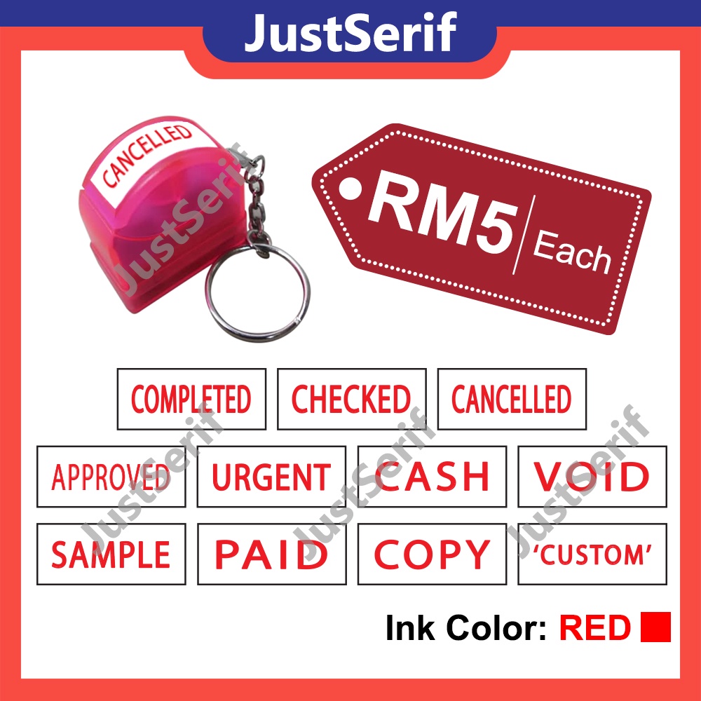 Office Stamp cop Completed / Cancelled / Approved / Cash / Checked ...