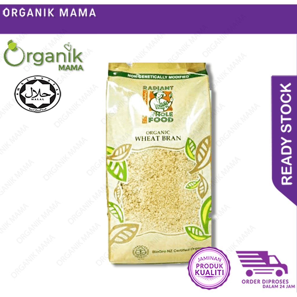 RADIANT Organic Wheat Bran (300gm) | Shopee Malaysia