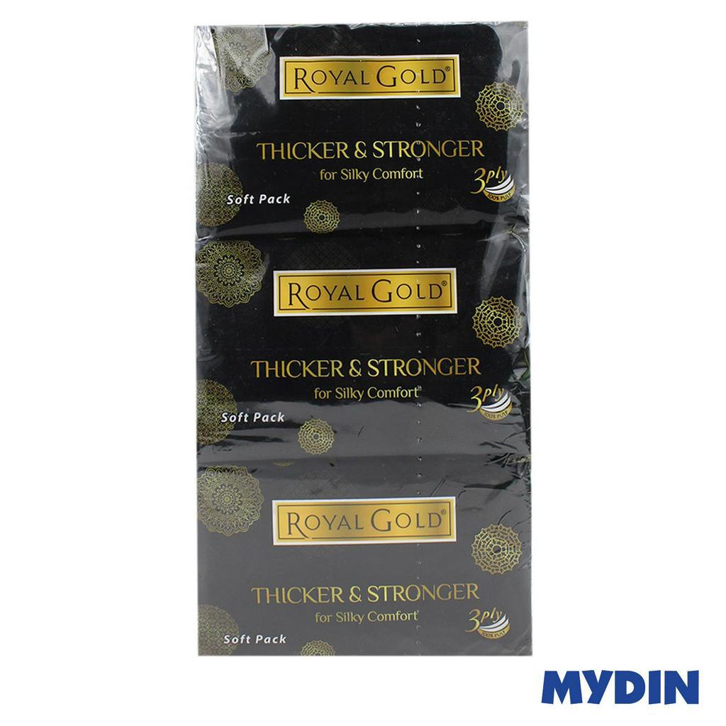 Royal Gold Luxurious Facial Tissue Soft Pack (3ply x 12 pack x 50’s ...