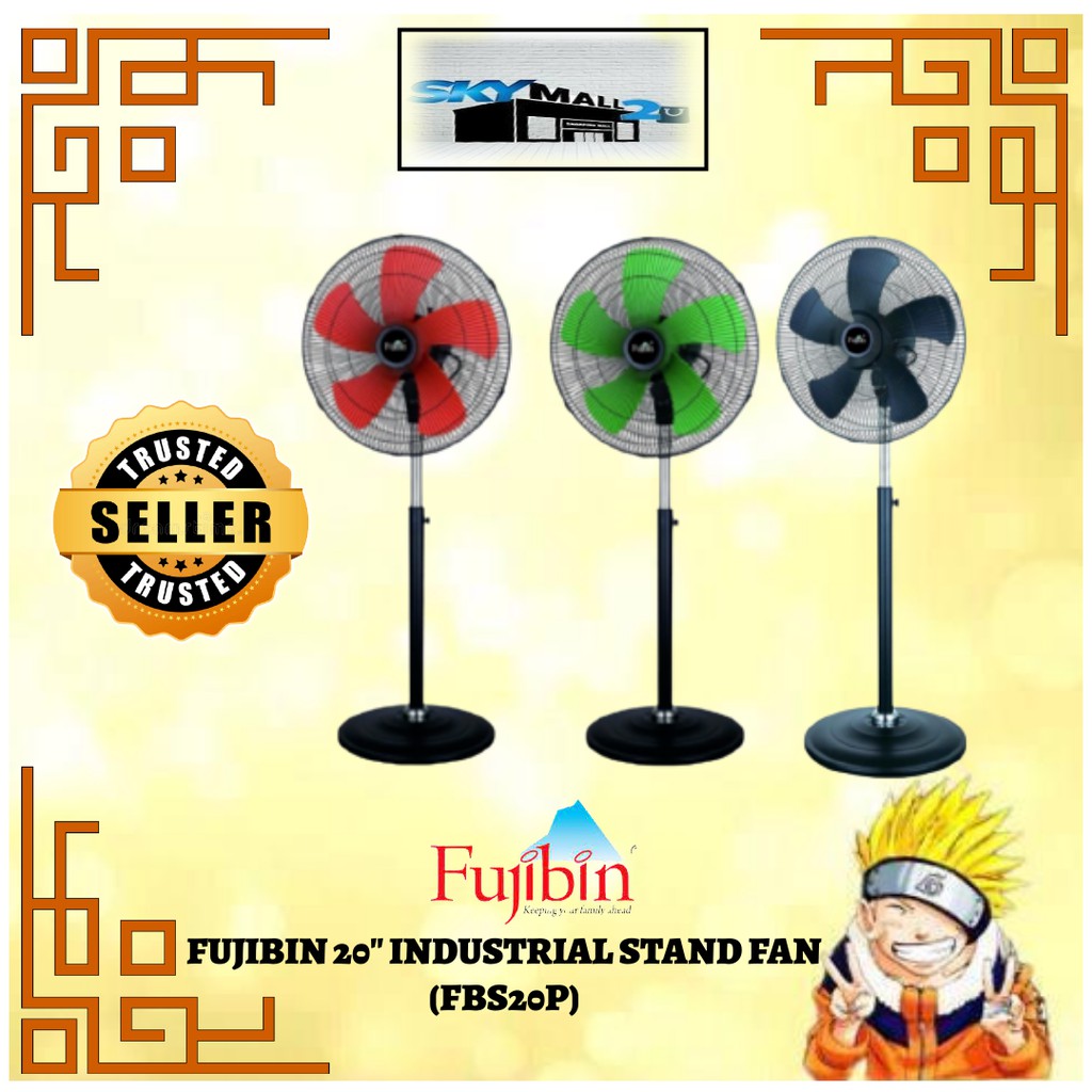 FUJIBIN 20" INDUSTRIAL STAND FAN (FBS-20P) | Shopee Malaysia