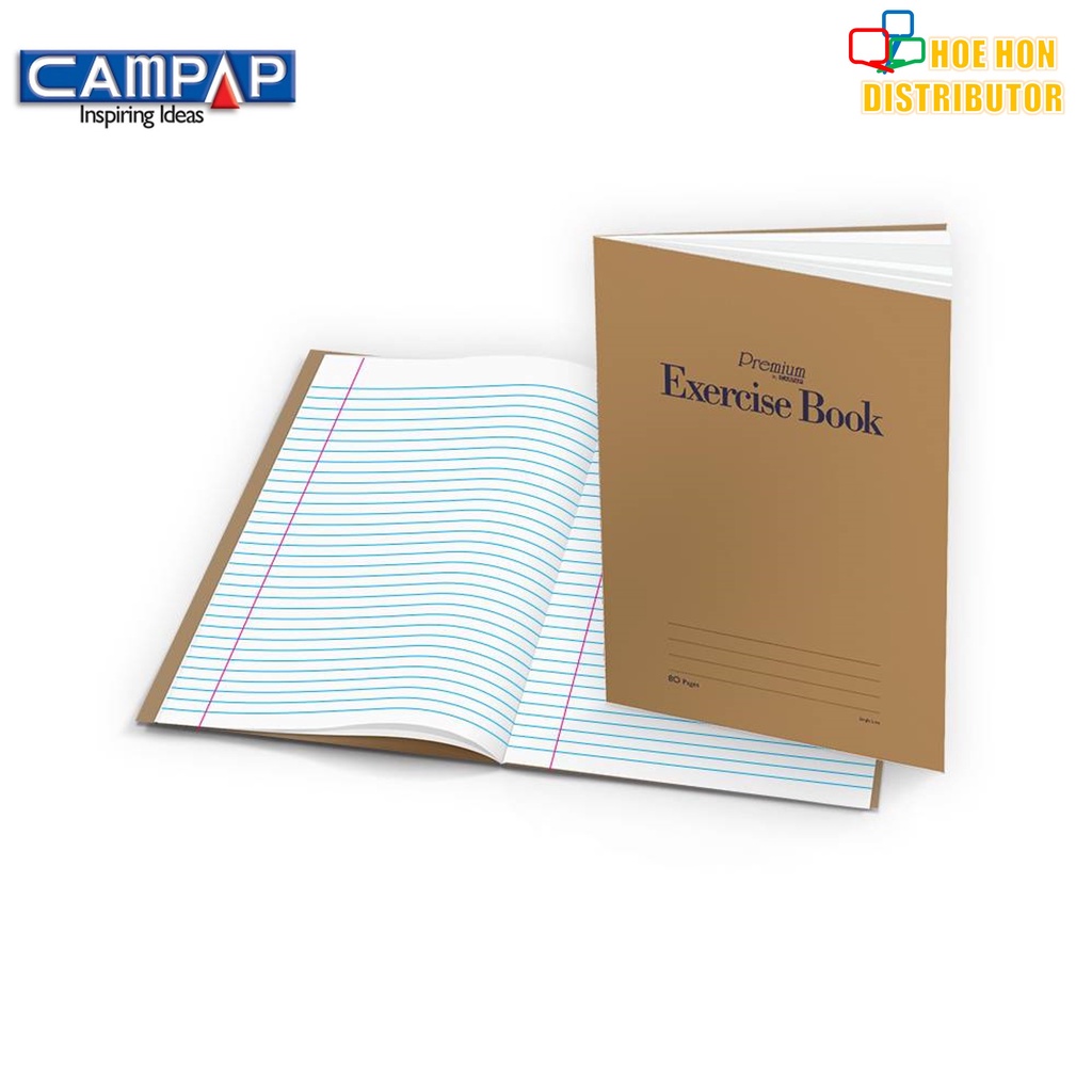 CAMPAP Exercise Note Book / Buku Latihan Tulis A4 80 Pages Kraft Paper ...