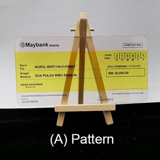 Cek Replika Hantaran Perkahwinan Acrylic - Mockup Cheque/READY STOCK ...