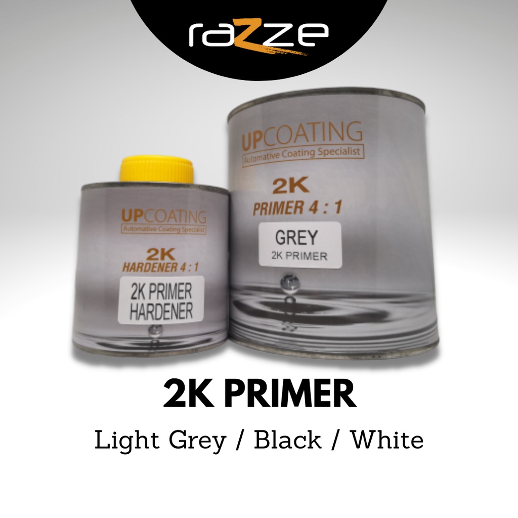 2K PRIMER / PU Undercoat / Surfacer / Filler / Light Grey / Black ...