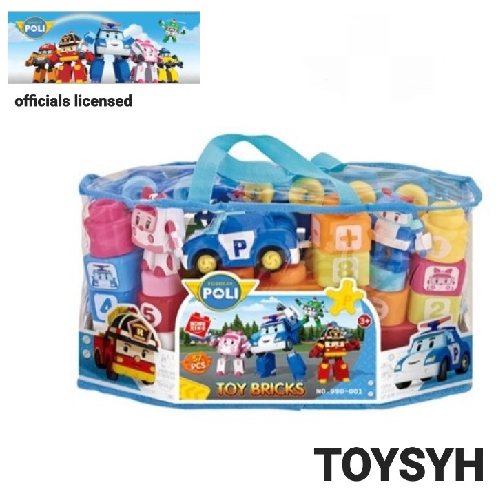 SYH New Robocar Poli 57PS Block Toy Set(Ready Stock) | Shopee Malaysia