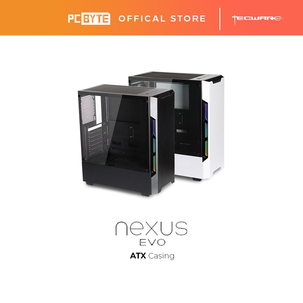 Tecware Nexus Evo ARGB TG ATX Gaming Casing | Shopee Malaysia