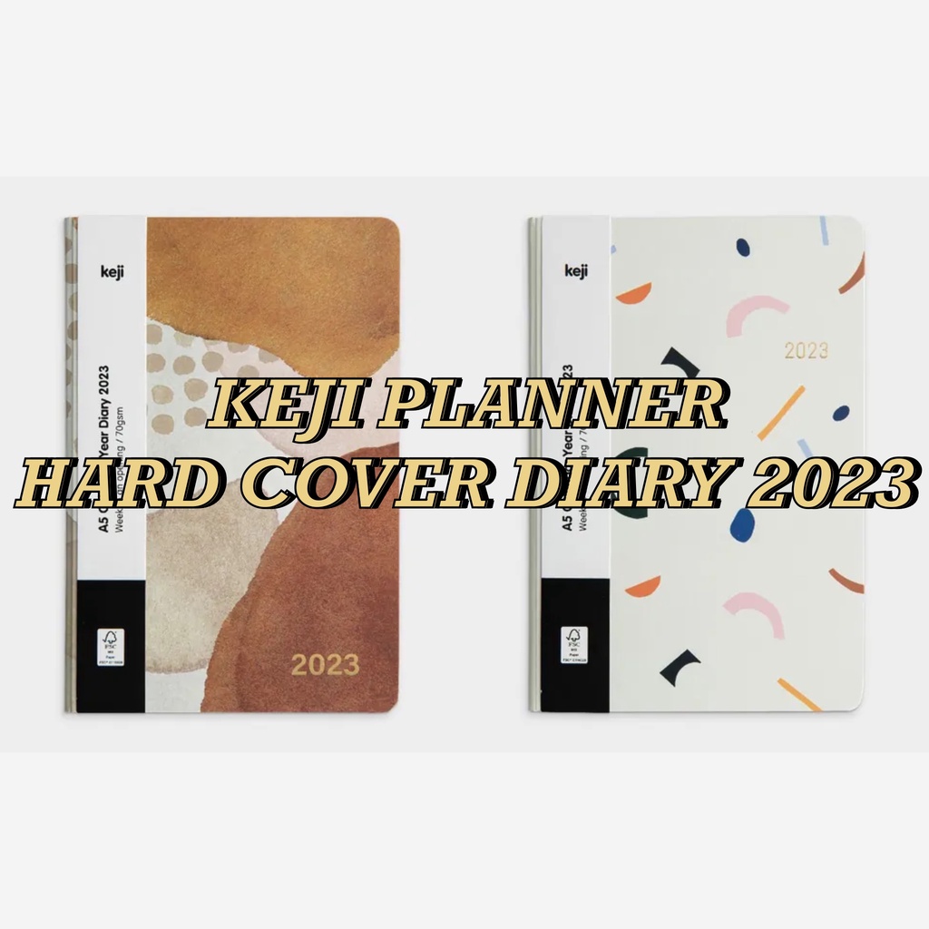 KEJI Planner / A5 Calendar Year Diary 2023 / 70gsm | Shopee Malaysia