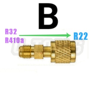 Adapter R410a R32 R22 Adapter R22 R410a R32 Manifold Gauge Charging ...