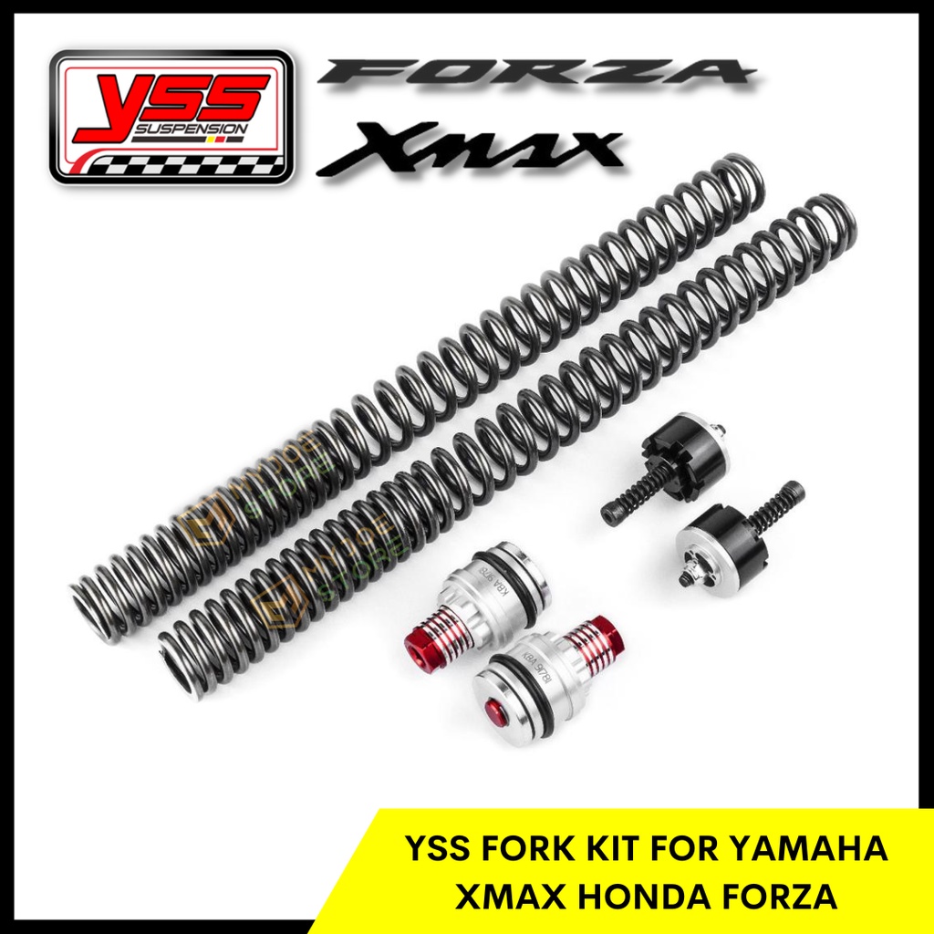Front Fork Kit YSS SPORT KIT LOWERED FORZA / XMAX Forza 250 300 XMAX ...