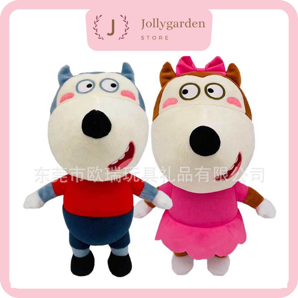 Wolfoo New wolf English Animated Plush Toy Lucy Plush Doll Children's ...